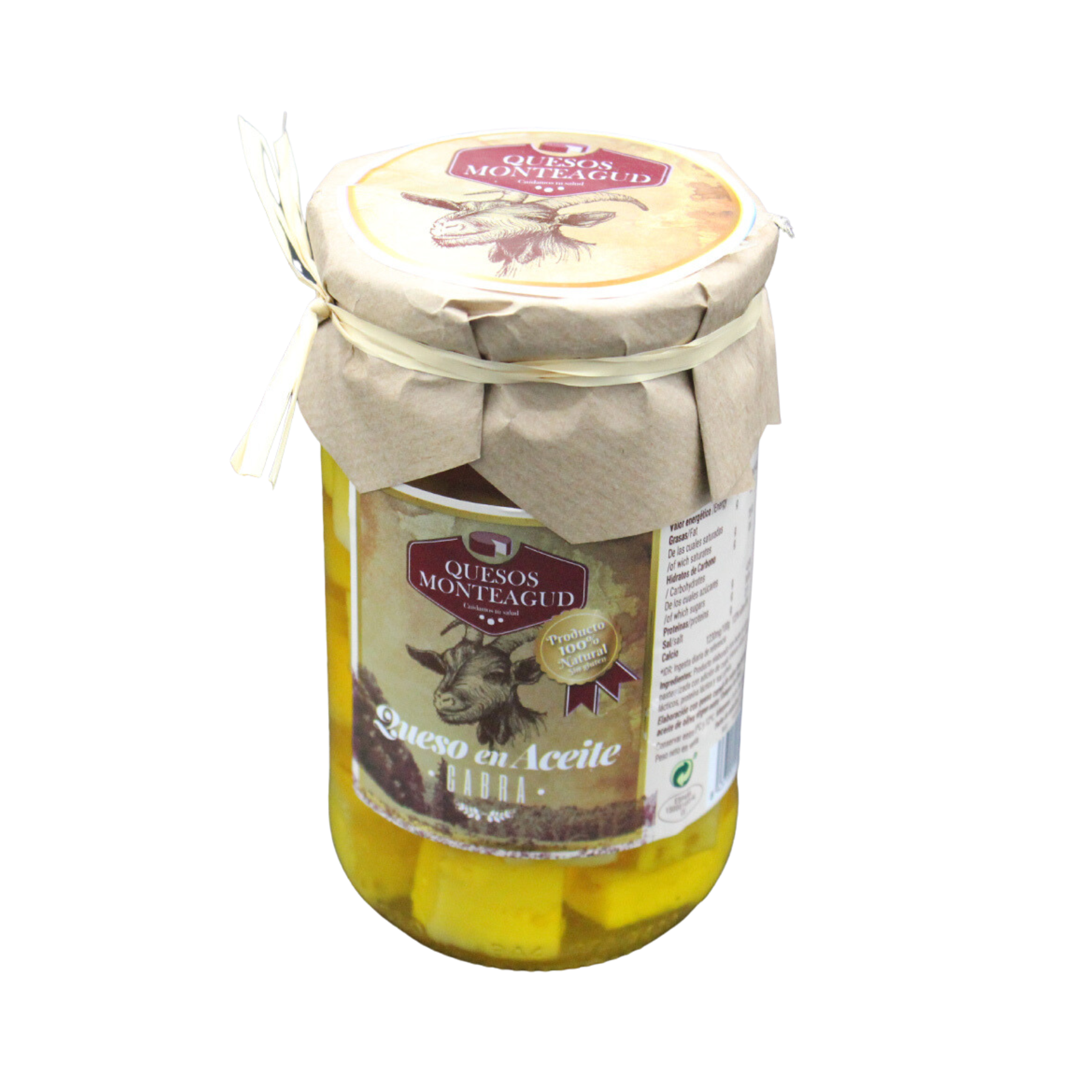 BOTE DE QUESO CURADO DE CABRA EN ACEITE | Sabores Almería