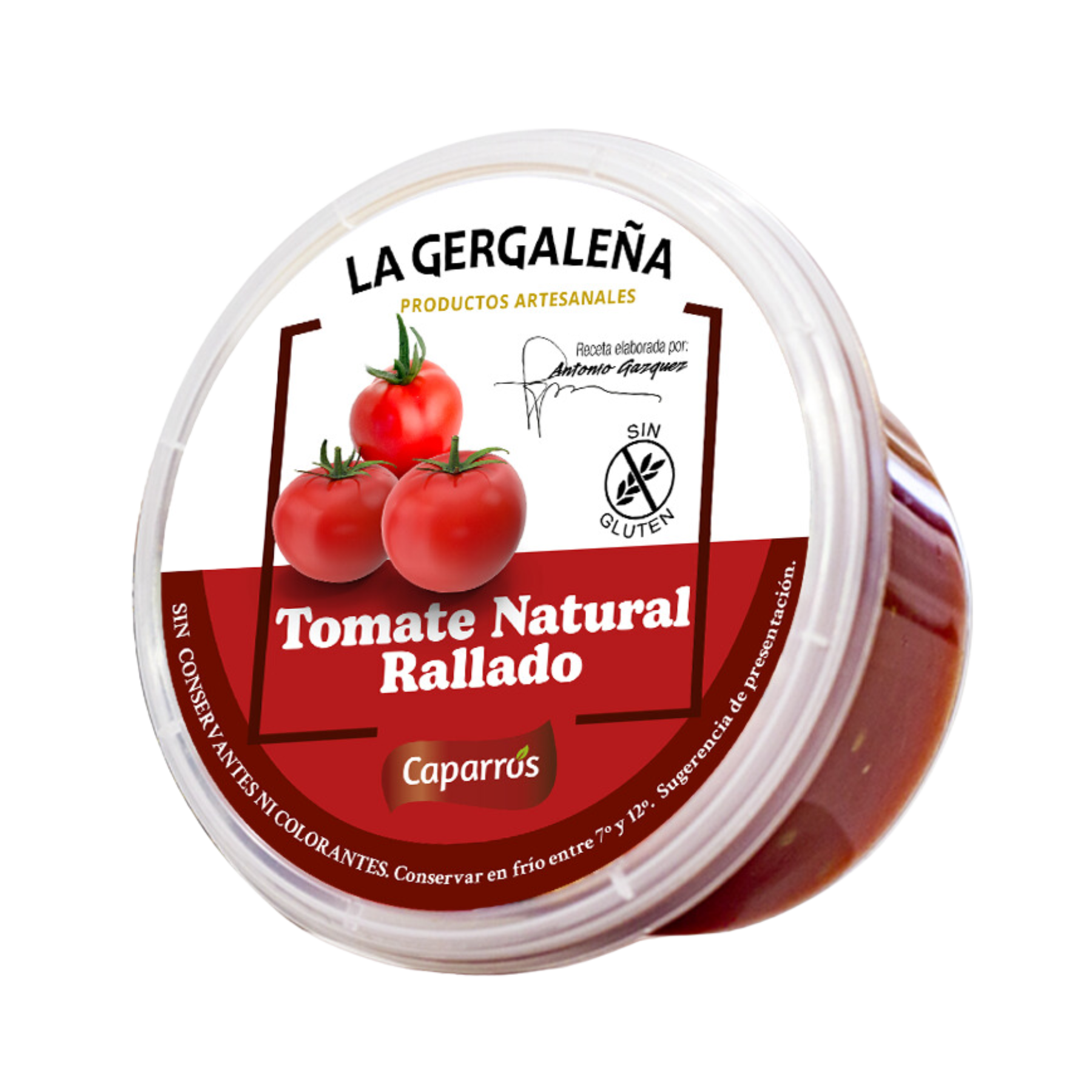 TOMATE NATURAL RALLADO | Sabores Almería