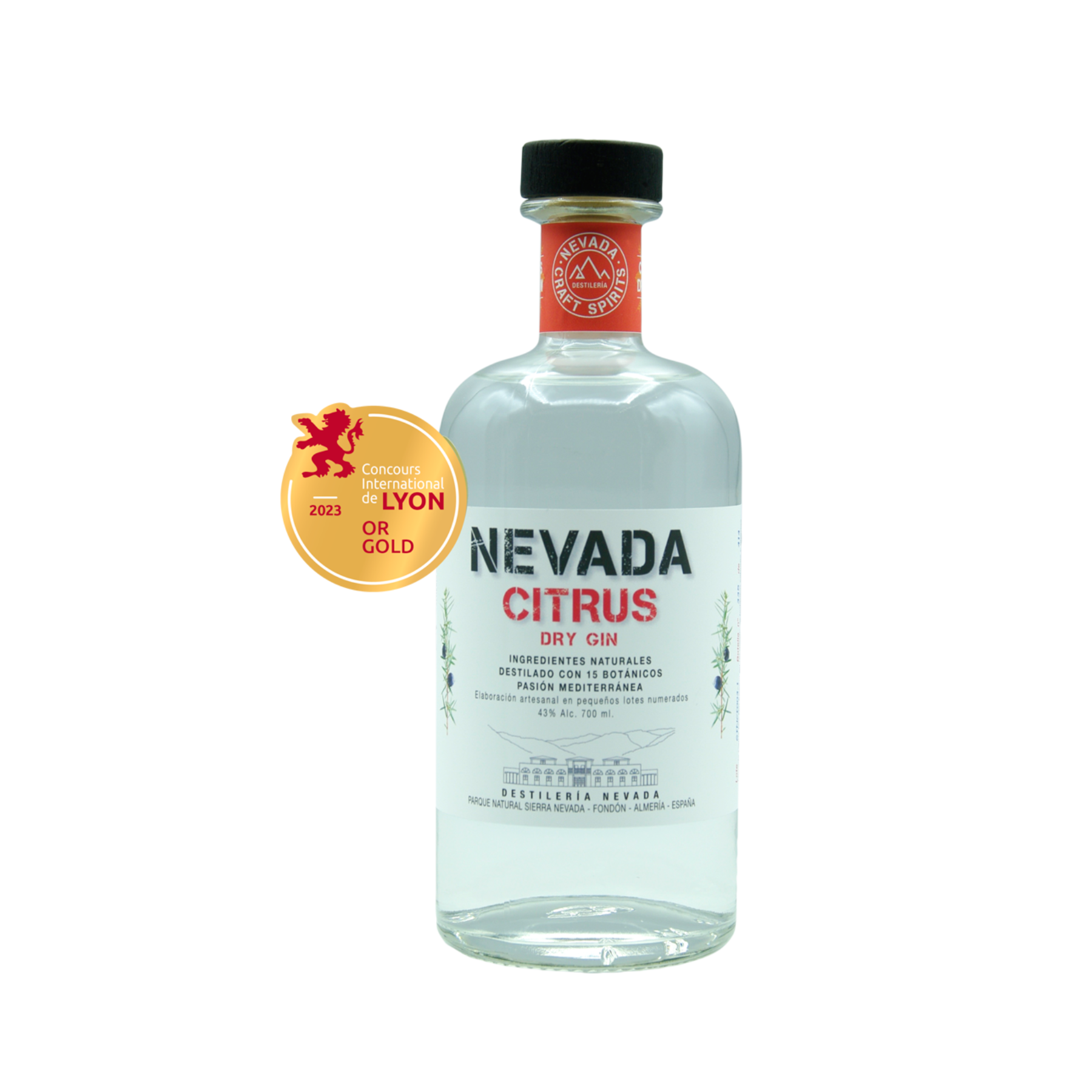 NEVADA CITRUS DRY GIN | Sabores Almería